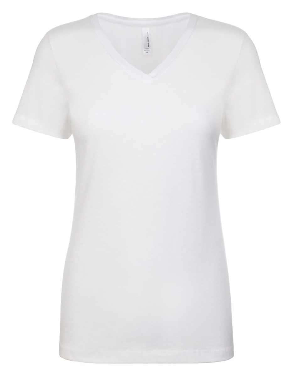 N1540 Next Level-Women's Ideal V-Neck Short Sleeve T-Shirt XS-3XL | eBay